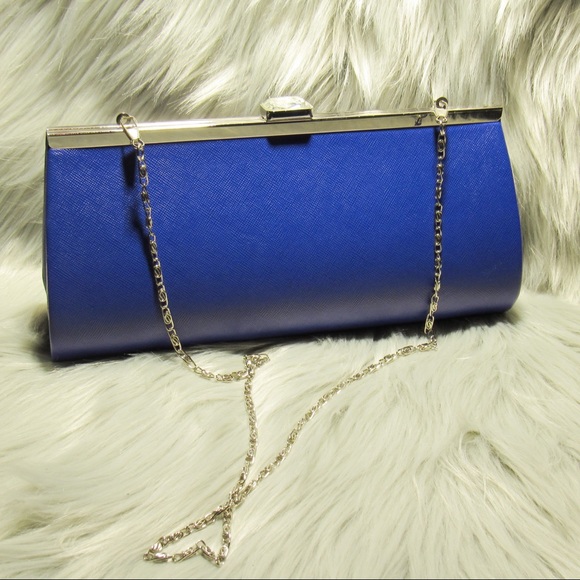 Bags | Royal Blue Mini Clutch Purse | Poshmark